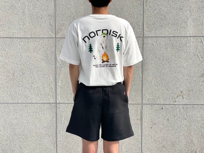 노르디스크 어패럴 남자 여름 셋업 반팔티 반바지 코디 네이버 블로그